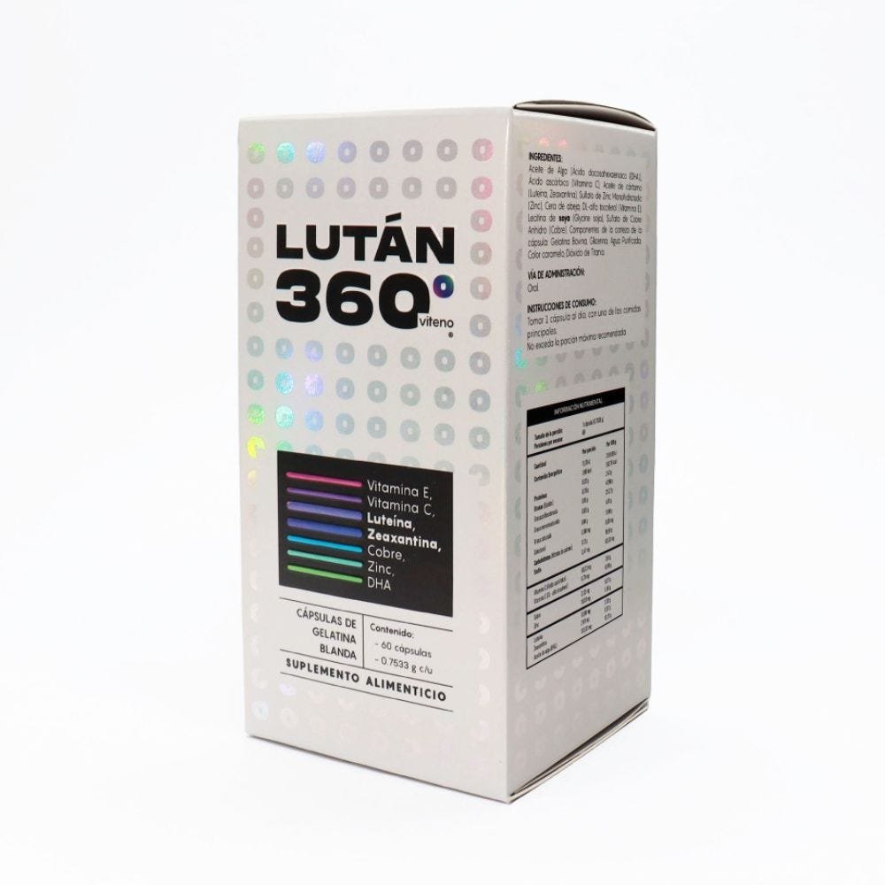 LUTAN 360 - CAP Caja con frasco de 60 cápsulas | Vitau