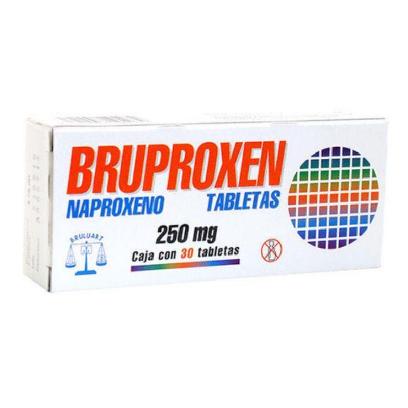 Bruproxen 250mg caja con 30 tabletas | Vitau
