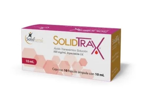 Solidtrax 100 mg/ mL Caja 10 Frasco ámpula | Vitau