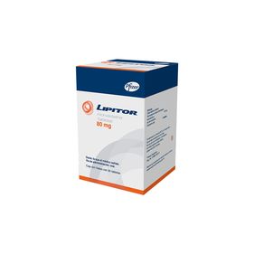 LIPITOR 80 mg Caja de cartón con 30 tabletas de 80 mg en e — 31325 ...