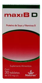 MAXI B DIAB TAB 510 mg Caja con 30 tabletas — 27735 | Precio Vitau