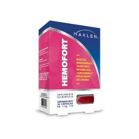 HEMOFORTCAJA c/30 CAP 1.3g Caja con 30 cápsulas — 26182 | Precio Vitau