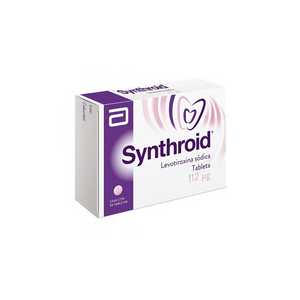 Synthroid 112mcg caja 30 tabletas — 1964 | Precio Vitau