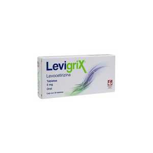 Levigrix 5mg caja con 20 tabletas — 2034 | Precio Vitau