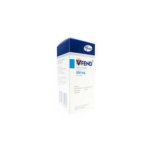 Vfend 200mg caja 1 frasco ámpula solución inyectable — 2399 | Precio Vitau
