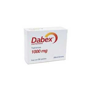 Dabex 1000 mg caja 30 tabletas | Precio Vitau