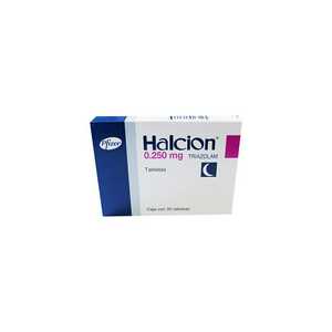 Halcion 0.250 mg caja con 30 tabletas — 439 | Precio Vitau