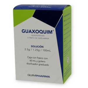 Guaxoquim 2.5g/1.25g caja con 1 frasco de 60ml | Vitau