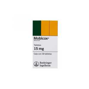Mobicox 15mg caja con 30 tabletas | Precio Vitau