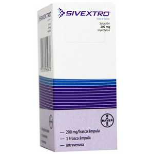Sivextro 200mg caja 1 frasco ámpula solución inyectable | Precio Vitau