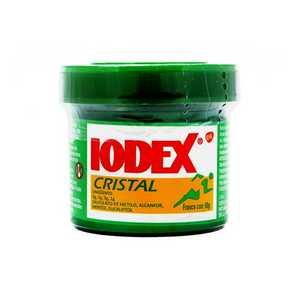 Iodex Cristal 5g,7g,3g,1g frasco con 60g de ungüento — 11201 | Precio Vitau