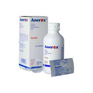 Anerex 120mg caja con 1 frasco de 115ml | Vitau