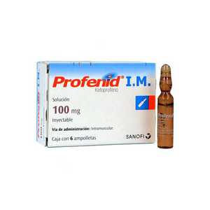 Profenid Im 100mg caja con 6 ampolletas de solución inyectable — 12438 ...