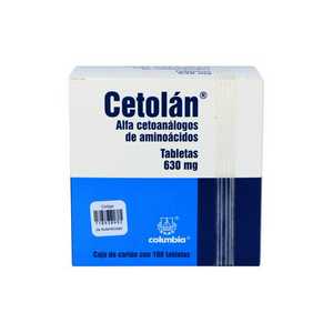 Cetolan 630mg caja 100 tabletas | Precio Vitau