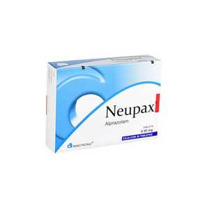Neupax 0.50mg caja 30 tabletas — 11938 | Precio Vitau