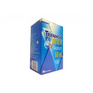 Trifamox Ibl 12H 200mg/50mg/1ml caja 1 frasco 60ml suspensión — 13251 ...