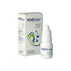 Infalin Duo 3mg/0.25ml caja con frasco 1 gotero 10ml | Precio Vitau