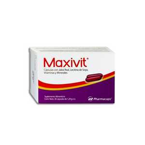 Maxivit 1.29g caja con 30 cápsulas | Vitau