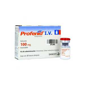 Profenid Iv 100mg caja 3 frascos ámpula solución inyectable | Vitau