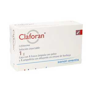 Claforan Iv 1g caja con 1 frasco ámpula | Precio Vitau