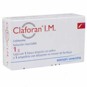 Claforan I.M. 1g caja con 1 frasco ámpula | Precio Vitau