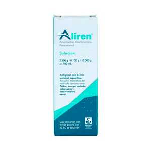 Aliren 2.500g/0.100g/15.00g en 100 ml caja con frasco 1 gotero 30ml ...