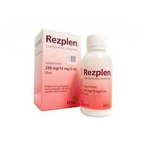 Rezplen 250mg/15mg/5ml caja 1 frasco 60ml — 12597 | Precio Vitau
