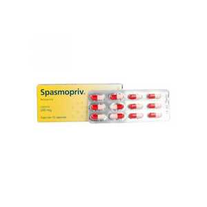 Spasmopriv 200mg caja con 12 cápsulas | Vitau
