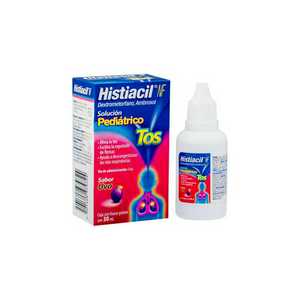 Histiacil Nf Pediátrico Uva caja con 1 frasco de 30ml jarabe | Precio Vitau