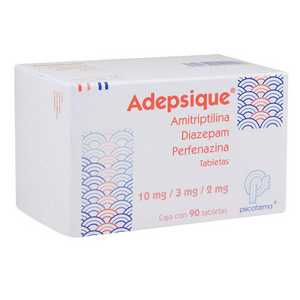 Adepsique 10mg/3mg/2mg caja 90 tabletas | Precio Vitau