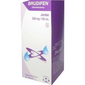 Brudifen 250mg/100ml caja con 1 frasco de 120ml jarabe — 18096 | Precio ...