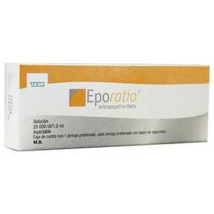 Eporatio 20000Ui/1ml caja con 1 jeringa — 18263 | Precio Vitau