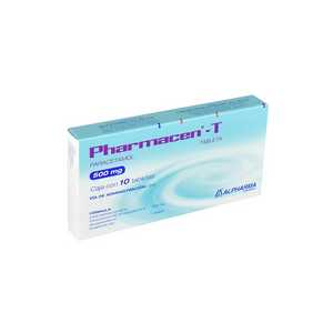 Pharmacen-T 500mg caja con 10 tabletas — 15325 | Precio Vitau