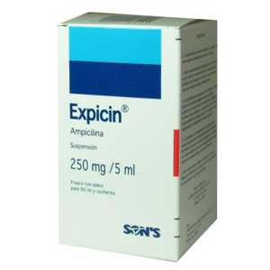 Expicin 250mg/5ml caja con 1 frasco ámpula — 10667 | Precio Vitau