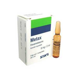 Metax 8mg/2ml caja 1 ampolleta 2ml — 11699 | Precio Vitau