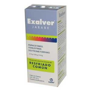 Exalver 2.13g/0.04g/0.10g caja con 1 frasco de 120ml | Precio Vitau