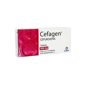 Cefagen 500mg caja 10 Tableta | Precio Vitau