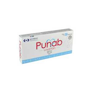 Punab 50mg caja 30 tabletas | Precio Vitau