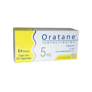 Oratane 5mg caja 30 cápsulas | Precio Vitau