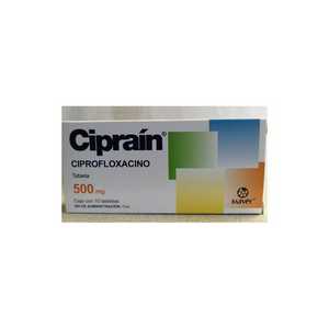 Ciprain 500mg caja con 10 tabletas | Precio Vitau