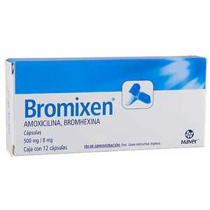 Bromixen 500mg/8mg caja con 12 cápsulas — 9749 | Precio Vitau