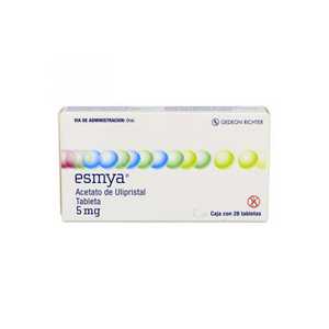 Esmya 5mg caja 28 tabletas — 17067 | Precio Vitau