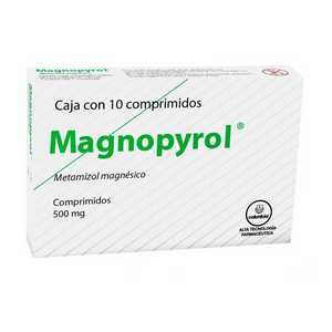 Magnopyrol 500mg caja con 10 comprimidos | Precio Vitau