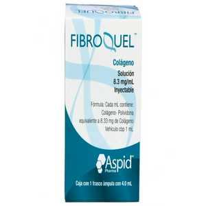 Fibroquel 8.33mg/ml caja 1 frasco ámpula 4ml | Precio Vitau