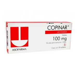 Copinar 100 mg caja 28 tabletas | Precio Vitau