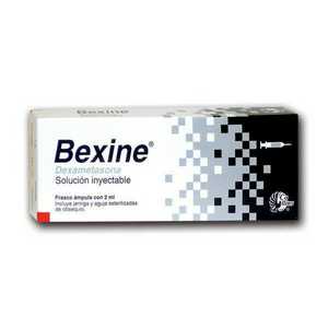 Bexine caja con 1 frasco ámpula de 2ml solución inyectable | Precio Vitau