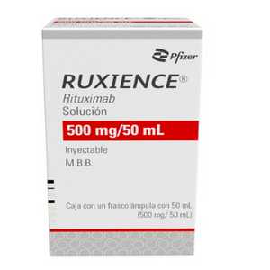 Ruxience Rituximab 500 mg/ 50 mL Frasco ámpula 1 Solución inyectable ...