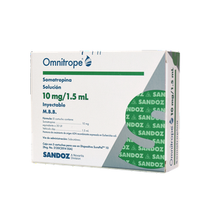 OMNITROPE SUREPALCRT C/1 SOMATROPINA 10 mg / 1.5 mL — 19923 | Precio Vitau