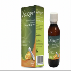 Acciogen 100/125mg-5mL 120mL Caja 1 Suspensión — 19610 | Precio Vitau