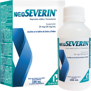 Neoseverin Sussón 25mg/20mg/ml Caja con frasco suspensión | Precio Vitau